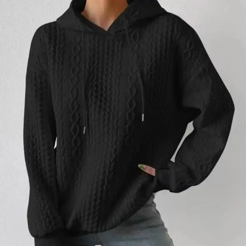 Pull à capuche et motifs pour femme • Mon joli pull
